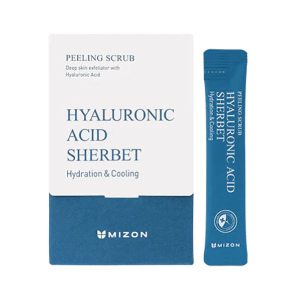 MIZON peeling scrub deep skin exfoliation with Hyaluronic acid sherbet ...